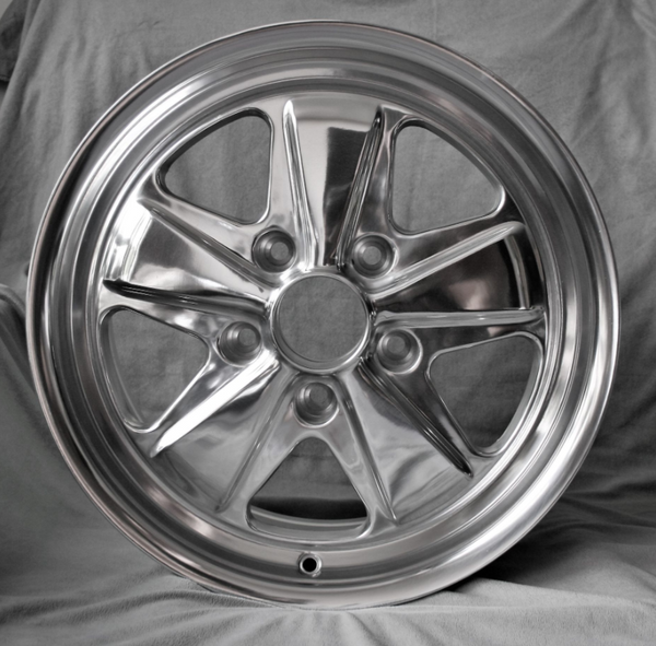 (New) 911/928/944/968/986 Reproduction 7.5j x 17 Fuchs Full Polished W ...