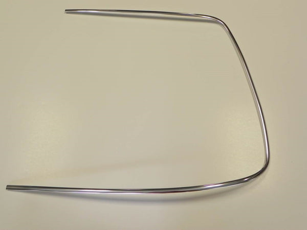 (New) Left Front Windshield Bright Aluminum Trim - 1965-77 - AASE Sales