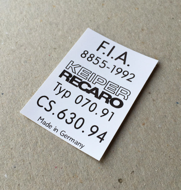 Porsche 911, 912, & 930 Decals and Stickers Page 4 - AASE Sales