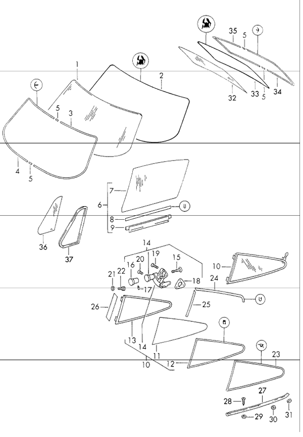 Porsche body parts Page 9 - AASE Sales