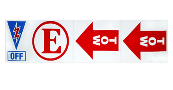 (New) SCCA Racing Safety Decal Set - AASE Sales